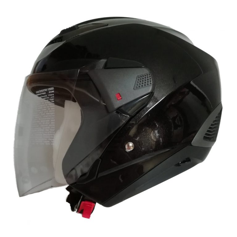 Otevřená helma Zeus ZS-611 Metallic Black - Esmax moto